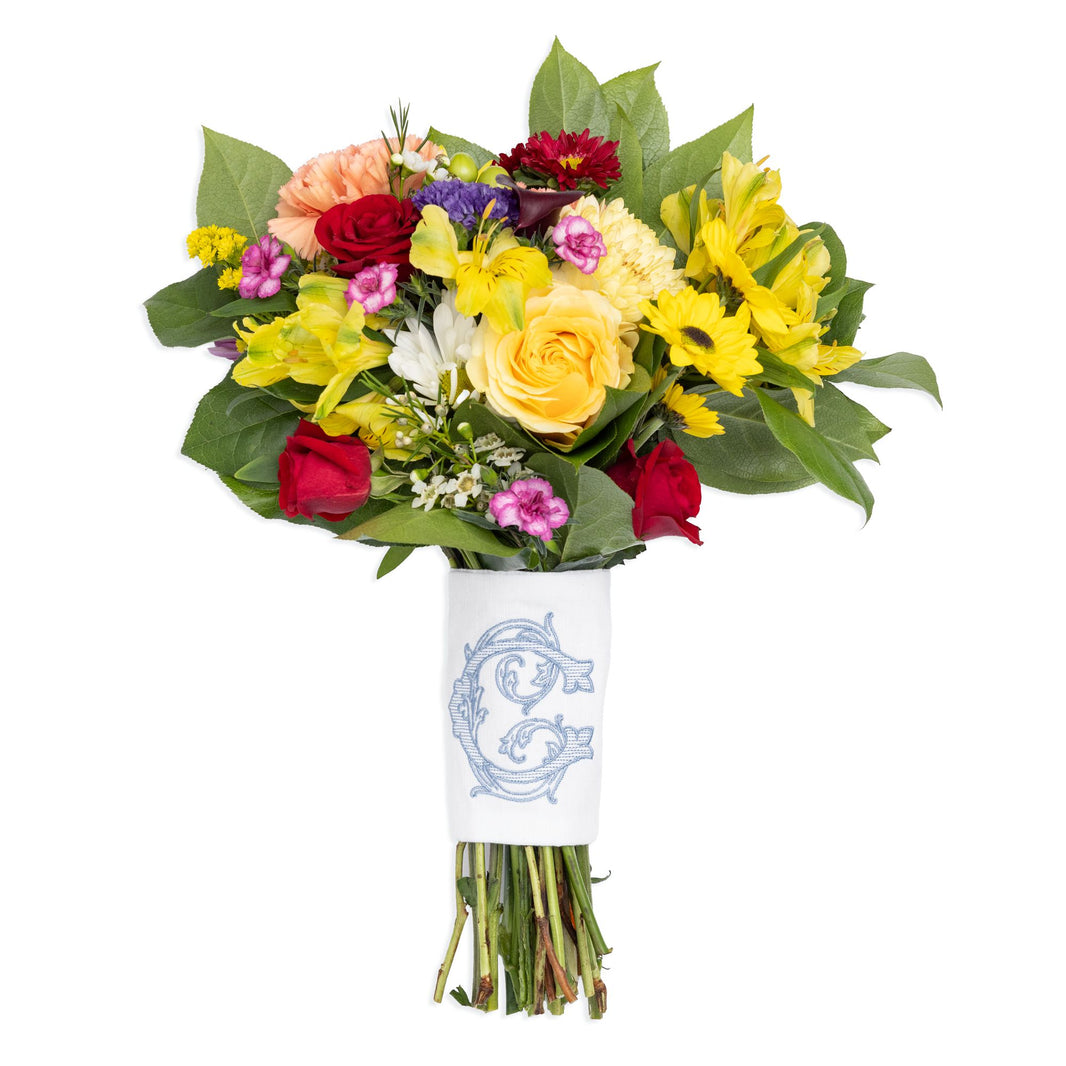 Embroidered Bouquet Wraps – Threads & Honey