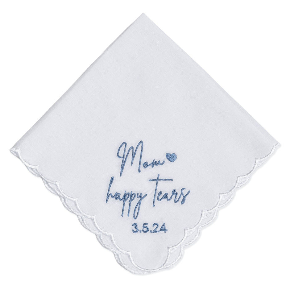 Wedding Handkerchiefs | Embroidered & Monogrammed Gifts