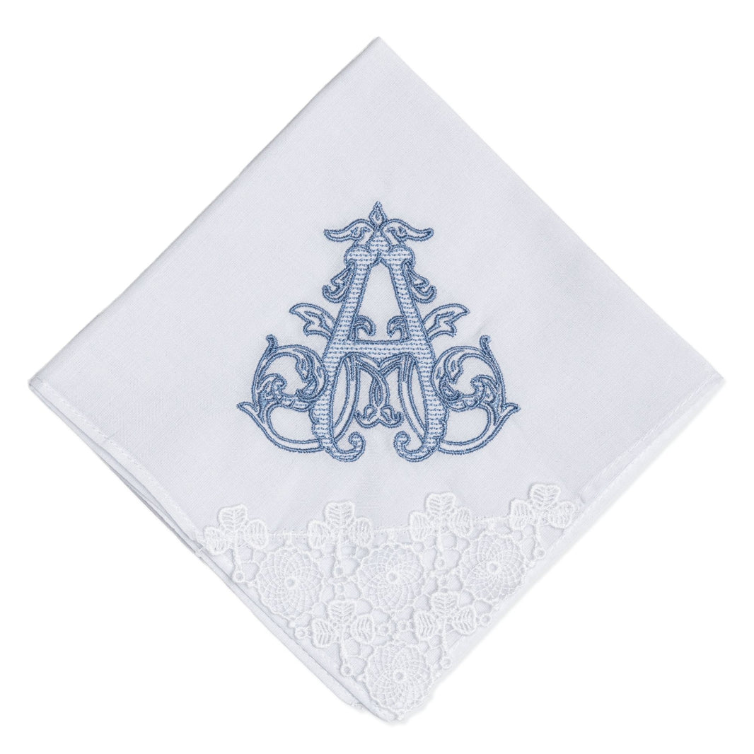 Luxury Embroidered & Monogram Handkerchiefs Collection