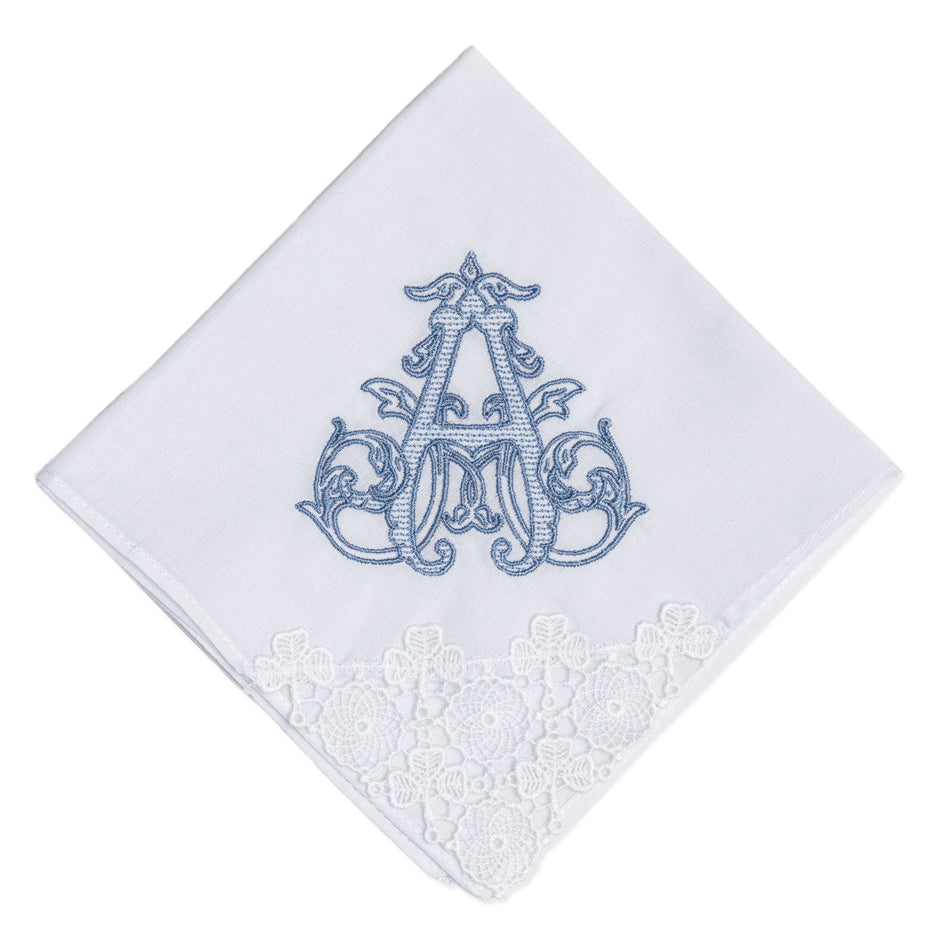 Luxury Embroidered & Monogram Handkerchiefs Collection