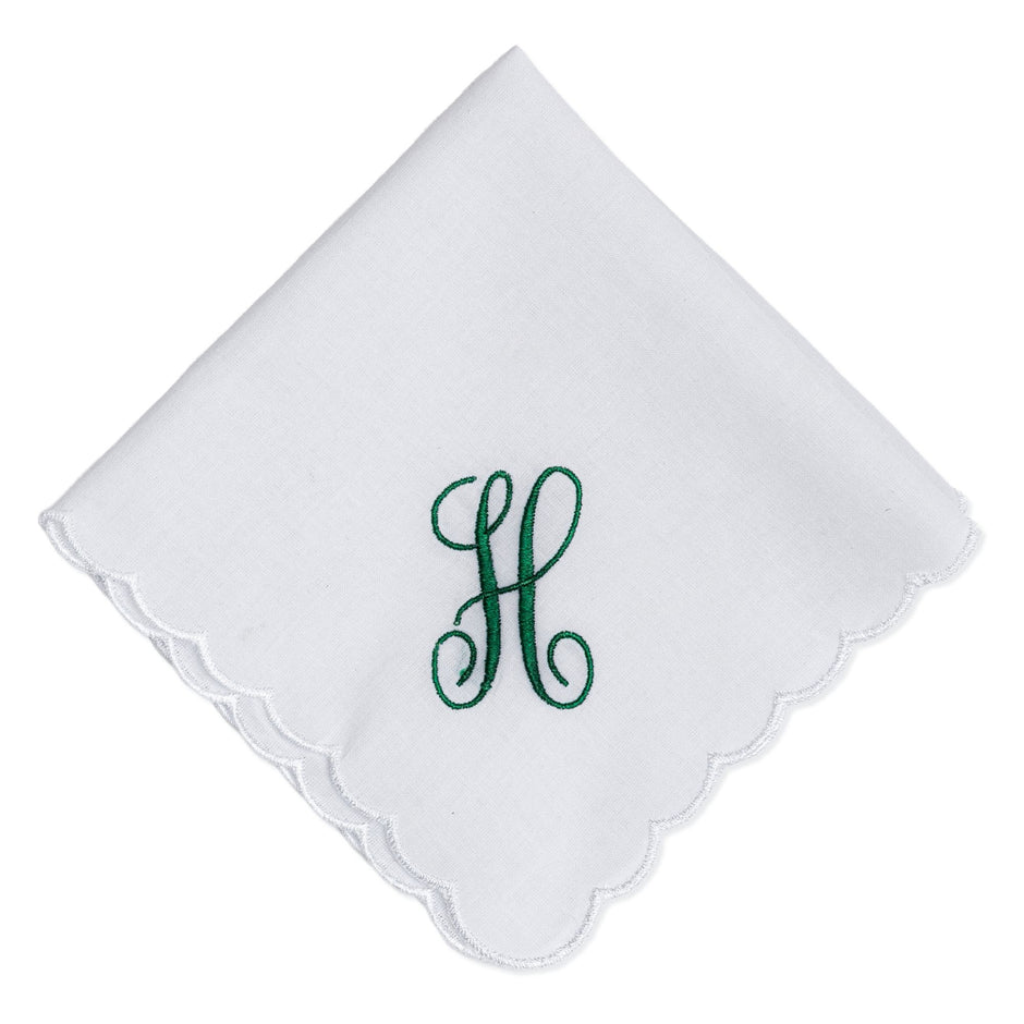 Luxury Embroidered & Monogram Handkerchiefs Collection
