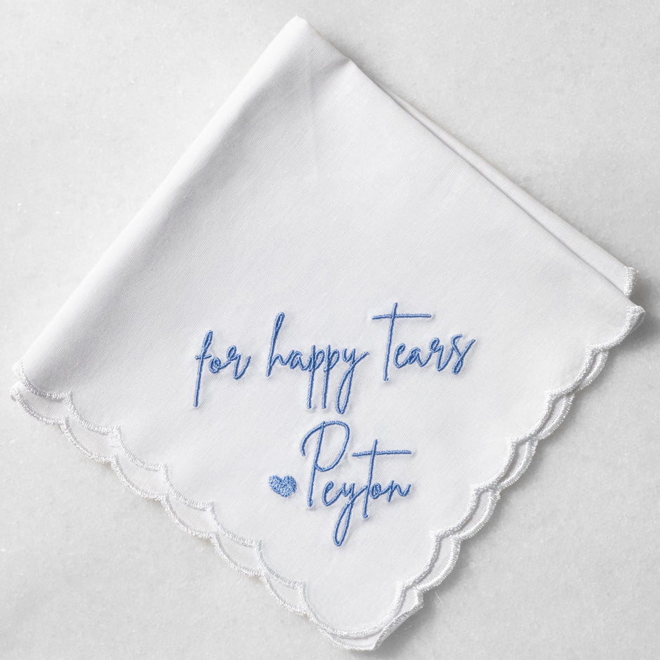 Custom Embroidered Handkerchiefs – Threads & Honey