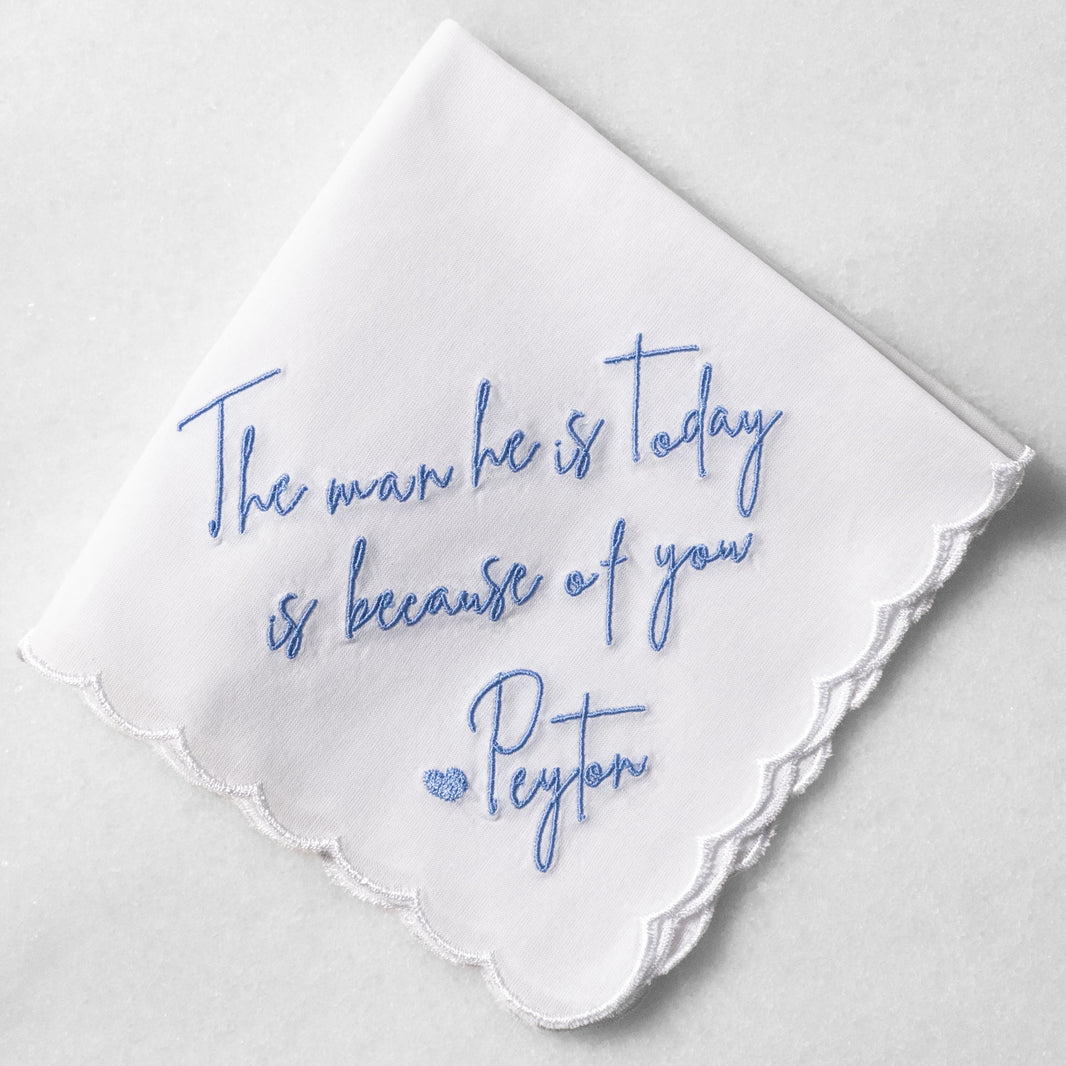 Custom Embroidered Handkerchiefs – Threads & Honey